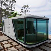 China Modern Expandable Capsule House with Balcony - 15,000 sq ft Factory Capacity, 200+ Monthly Production for sale