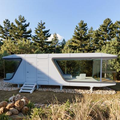 China Fullking B7 Space Capsule Steel Container House - 38 sqm Portable Mobile Structure with 10T Capacity for sale
