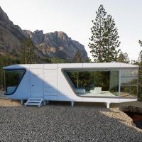 China Prefabricated Galvanized Steel Frame Mobile Capsule House Space Capsule Container for sale