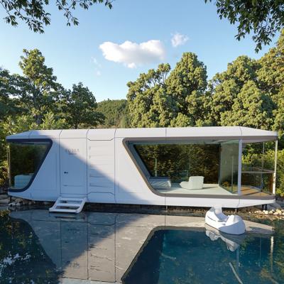China Customized Prefabricated Mobile Hotel Capsule Room with Aluminum Window and Intelligent Control for sale
