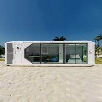 China Prefabricated Galvanized Steel Frame Mobile Capsule House Space Capsule Container for sale