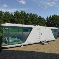 China Capsule Luxury Prefabricated Tiny House 20ft Travel Trailer Camper Cabin Modern Portable Home for sale