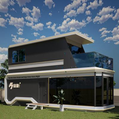 China Luxury Mobile Tiny House Prefabricated Container Mini Smart Capsule House Villa for sale
