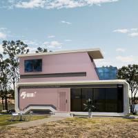 China Apple Cabin Luxury Prefab Modern Design Tiny House Villa Container for sale