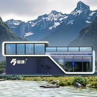 China Luxury Prefabricated Space Capsule House 20ft Mobile Modular Unit CE Certified for sale