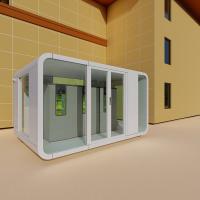 China Prefabricated Galvanized Steel Frame Mobile Capsule House Space Capsule Container for sale