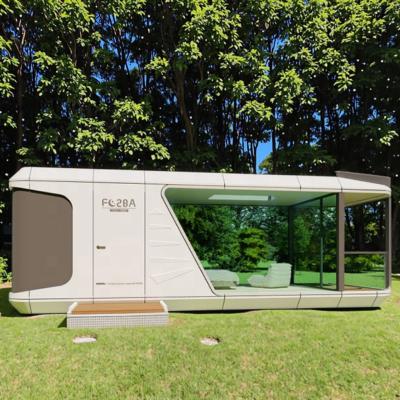 China Steel Frame Prefabricated Container Camping Tiny House 20ft Anti Corrosion for sale
