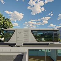 China Modular Steel Structure Capsule House 20ft Smart Home Waterproof Design for Living for sale