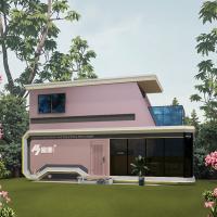 China Space Capsule House Prefab Modular Home 20ft Steel Frame Customizable Color for Hotel Resort for sale