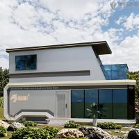 China FC Series White Capsule Mobile Home with Double-Layer Design and Customizable 2-Story Layout for sale