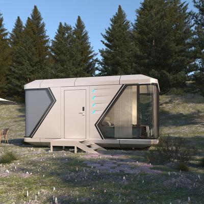 China Customizable Portable Capsule Guest House with Bathroom Kitchenette for sale