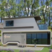 China 2 Bedroom Prefabricated Modular Capsule Tiny House 8.5m / 11.5m Size with 45dB Sound Insulation and Level 9 Wind Resistance for sale