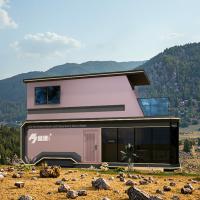 China 28 sqm Prefabricated Capsule House with Level 9 Wind Resistance and 45 dB Sound Insulation - 2 Bedroom Smart Living Solution for sale