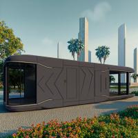China Custom Color Capsule Cabin House 1 Bedroom 1 Living Room Smart Modular Home with Professional Assembly for sale
