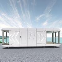 China Custom Color Capsule Cabin House 1 Bedroom 1 Living Room Smart Modular Home with Professional Assembly for sale