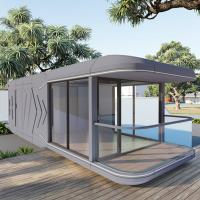 China Fiberglass Modular Capsule House Portable with MGO Board Floor 200 Units Capacity for sale