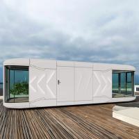 China Customizable Modular Capsule House Hotel 1 Bedroom 1 Bathroom 9000kg Solar Powered for sale