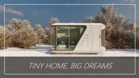 China 19 Sqm Space Capsule House with UV Resistant PU Foam Insulation and Smart Control System - 30 Day Delivery for sale