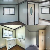 China Fullking 20Ft Expandable Container House - 2 Bedroom 1 Bathroom Modular Steel Structure for sale