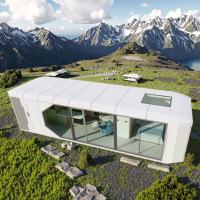 China Space Capsule House with Polyurethane Panels and Steel Roofing - 5-10 m² Modular Design with 8-Magnitude Earthquake Resistance for sale