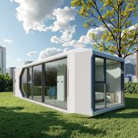 China Space Capsule House with Polyurethane Panels and Steel Roofing - 5-10 m² Modular Design with 8-Magnitude Earthquake Resistance for sale
