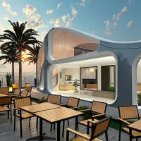 China Fullking B7 Space Capsule Steel Container House - 38 sqm Portable Mobile Structure with 10T Capacity for sale