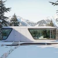China Fullking B7 Spacecraft Tiny House - 38 sqm Mobile Villa with Smart Control System & Solar Panels for sale