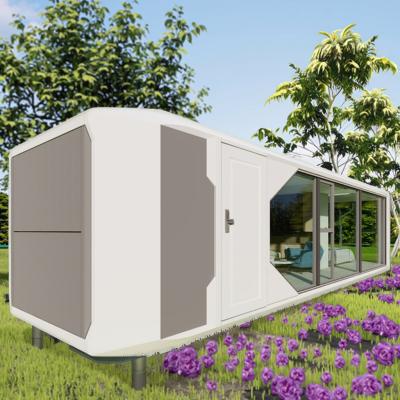 China Luxury Prefab Space Capsule House - 11.5m x 3.4m Mobile Home with Solar Power & 30+ Year Lifespan for sale