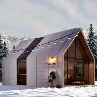 China Outdoor Aluminum Mobile Starry Sky House 9000kg with Solar Panels and Customizable Design for sale