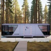 China Space Capsule Hotel Mountain Capsule 6500kg 9500kg Luxury Prefab Accommodation for sale