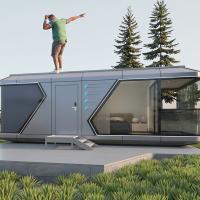 China Futuristic Modular Capsule House Mobile Home 20ft Smart Prefab Living for sale