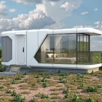 China Futuristic Modular Capsule House Mobile Home 20ft Smart Prefab Living for sale