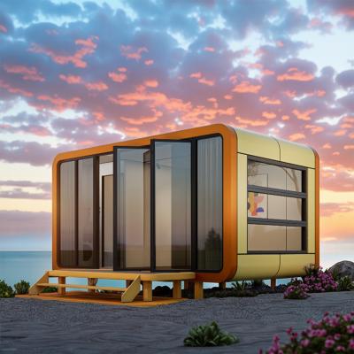 China Eco-Friendly Space Capsule House - 15,000 sqm Production Facility, 200+ Units Monthly Capacity, Full Aluminum Construction for sale