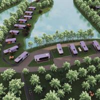 China Luxury Prefabricated Capsule House 11.5m x 3.3m for 1-2 People Hotel Use for sale