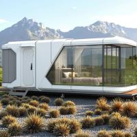 China Space Capsule House 38 sqm Modular Prefab with 2-3 Hour Installation and 50+ Year Lifespan for sale