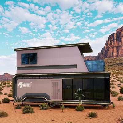 China Mobile Capsule House with Balcony - 22°C Climate Control & Solar-Powered Portable Cabin for Outdoor Living for sale