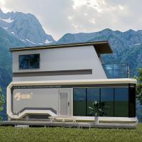 China Modern Prefabricated Space Capsule Home 20ft Galvanized Steel Frame Mobile House Villa for sale