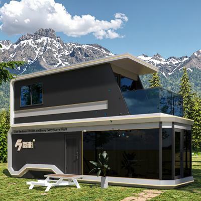 China Futuristic Space Capsule Tiny House with Stargazing Window - Custom Aluminum Prefab Design for Modern Travel Accommodation for sale