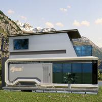 China Futuristic Space Capsule Tiny House with Stargazing Window - Custom Aluminum Prefab Design for Modern Travel Accommodation for sale