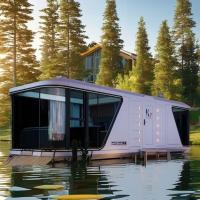 China Polyurethane Foam Insulated Mobile Capsule House with PVC Flooring - 200+ Units Monthly Capacity, 2-Year Warranty for sale