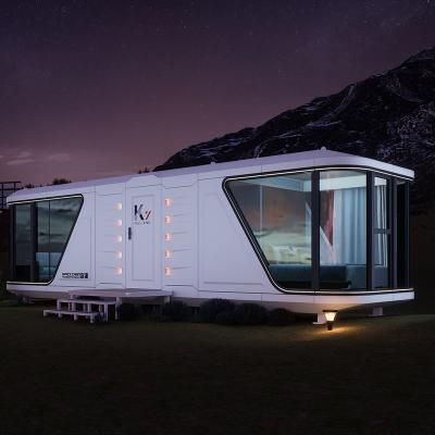 China Customizable Luxury Living Capsule House Hotel with Smart Home System 50L Heater for sale