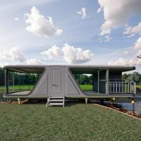 China Capsule Homestay Outdoor Accommodation Unit 11.5m x 3.3m x 3.2m for Glamping and Events for sale