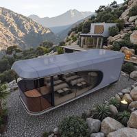 China Capsule Homestay Outdoor Accommodation Unit 11.5m × 3.3m × 3.2m with LED Lighting System for sale