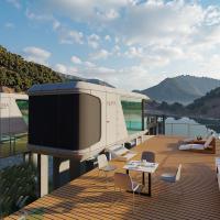 China Customizable Capsule Homestay with 270° Smart Glass - Single or Double Pod for Outdoor Accommodation for sale