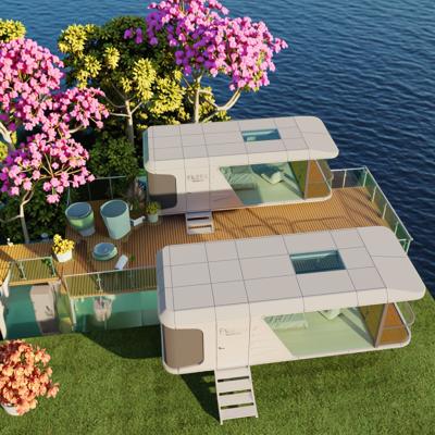 China Customizable Capsule Homestay Modular Prefab Container House - Single or Double Configuration with CE/ISO Certification for sale