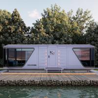 China Contemporary Steel Frame Capsule Homestay Portable Modular Unit 20ft for Urban Living for sale