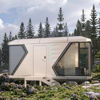 China Customizable Mobile Capsule House with Aluminum Alloy Panel for sale