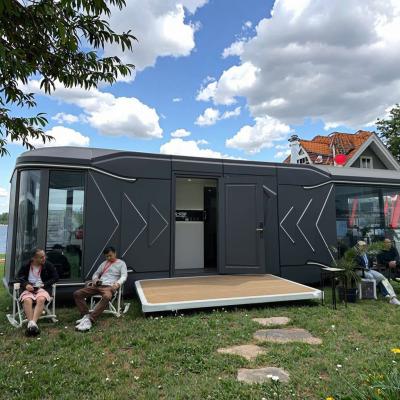 China European-Style Steel Frame Container House Mobile Home for Hotel Office Villa Bedroom CE ISO for sale