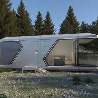 China Custom Prefabricated Space Capsule House Villa 20ft for Hotel Living and Working Office Pod for sale