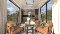 China Oasis Series Prefabricated Steel Container House 20ft for Vacation Villa Hotel Studio Flat for sale